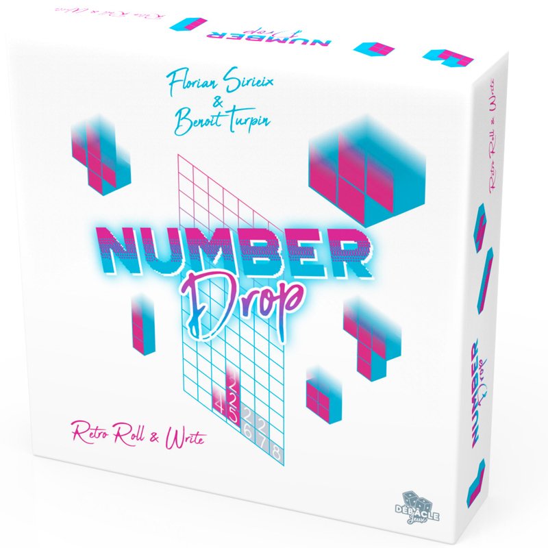 Number Drop, Tetris roll and write retro - Gus & Co